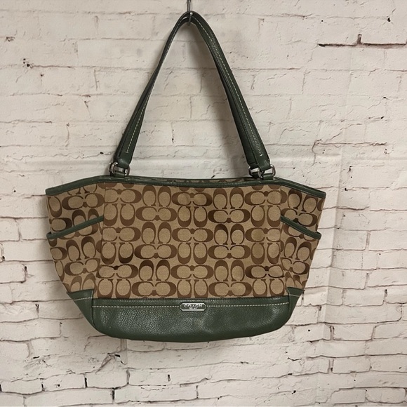 Coach | Bags | Coach Park Signature Carrie Tote Bag Authentic Large ...